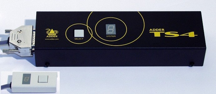 KVM Choice, UK:Adder TS4, Financial trader quick switch for 4 computers keyboard and mouse ...